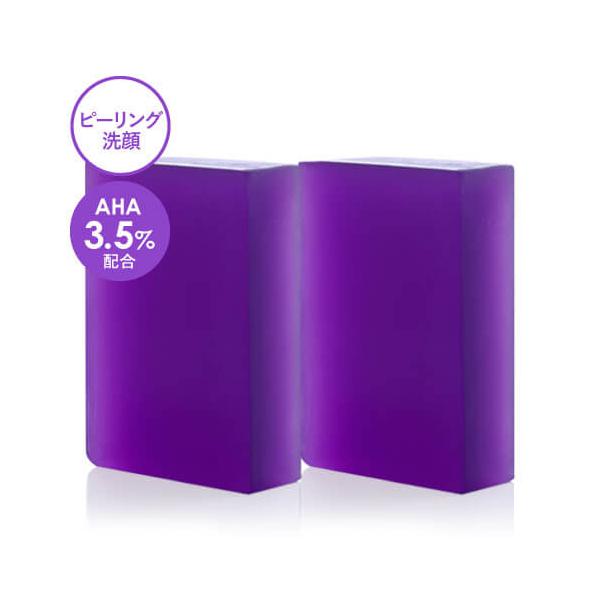 デアウ ピールソープブライト 100g 2個セット皮膚の専門家により開発されたピーリング(※1)石鹸「デアウ ピールソープブライト」です。角質ケア成分AHA(グリコール酸)3.5%、パルミチン酸レチノール（ビタミンA誘導体）整肌成分、、ティ...