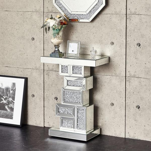 ■開梱組立設置 ミラーコンソールテーブル おしゃれ テーブル コンソール 完成品 開梱組立設置 ミラーコンソールテーブル ミラー コンソールテーブル■<br><br>■商品説明、本体サイズ(cm)、幅60×奥行30×...