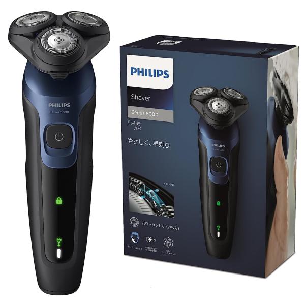 ウェット＆ドライ電動シェーバー■やさしく、早剃り忙しい朝もさっと身支度完了！顔の凹凸に密着し剃り残しを低減する360-Dフレックスヘッドを搭載。忙しい朝でも効率よく剃れて、さっと洗える使い勝手の良いシェーバーです。■パワーカット刃27枚のパ...