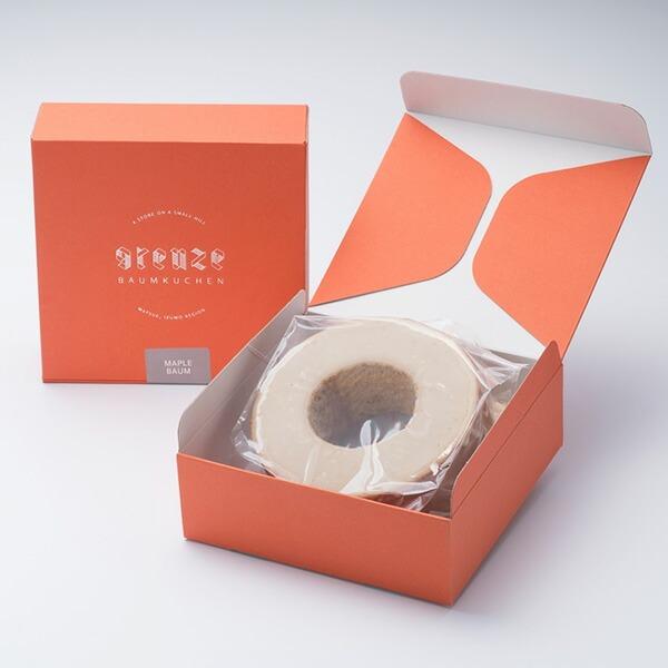 【発売日：2025年01月07日】地元の食材をふんだんに活かしたバームクーヘン専門店「grenze(グレンツェ)」。発売以来大好評の「メープルバームクーヘン」は島根県安来市の鶏卵を使用した、ふんわりしっとり食感のバウムクーヘンです。上にかか...