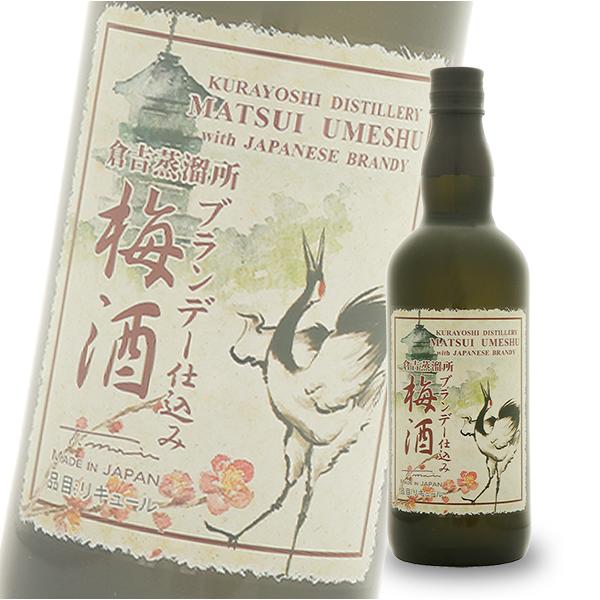 【発売日：2025年01月07日】マツイブランデーに国産梅を使用して、華やかな香りが特徴の梅酒と、さらに大山山系の伏流水を使用し、まろやかで芳醇な味わいの逸品に仕上げました。濃厚で奥行きのある余韻をお愉しみください。名称：梅酒原材料：梅酒、...