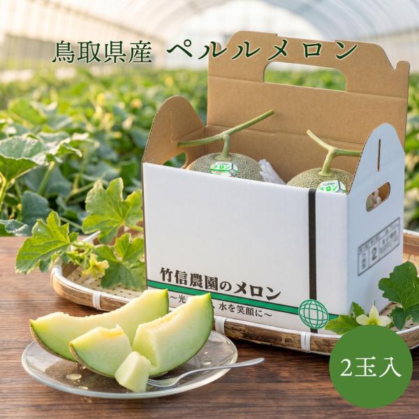 【発売日：2026年07月01日】【6月下旬〜7月お届け・先行予約受付中】鳥取の名峰・大山の清流と豊かな大地が育んだ、竹信農園の「ペルルメロン」をお届けします。● セット内容：2玉（1玉 約2kgの特大サイズ）● 糖度：15度以上を厳選■ ...
