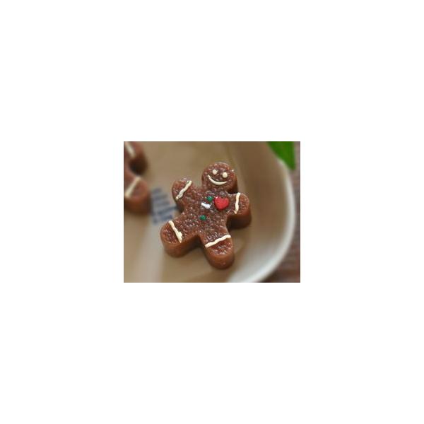 ■1個サイズ：W40xH50xL23mm■ジンジャーブレッドボーイ型キャンドルです。ケーキのデコレーションやキャンドルとしてお使い頂けます。