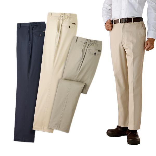 ウエスト脇ゴム仕様でらくらくな履き心地のストレッチチノはっ水加工を施した機能的なノータックスラックス。股下丈は65、70、75cmで裾上げ済みなので、届いたらすぐにご着用いただけます。ウエストは脇ゴム仕様なので楽らく快適。さらに生地はストレ...