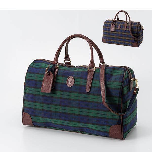 お洒落なチェック柄のトラベルボストンカジュアルなチェック柄が、旅をより華やかにしてくれるボストンバッグです。太陽の下でカラフルに映えるネイビー、クラシカルな配色のカーキの2色展開。約23リットルの収納力で、1泊程度の荷物なら余裕で入り、旅先...