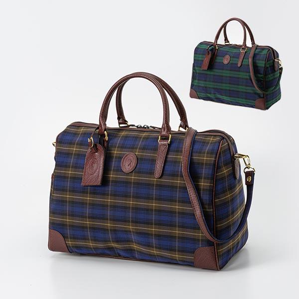 お洒落なチェック柄のトラベルボストンカジュアルなチェック柄が、旅をより華やかにしてくれるボストンバッグです。太陽の下でカラフルに映えるネイビー、クラシカルな配色のカーキの2色展開。約18リットルの収納力で、1泊程度の荷物なら余裕で入り、旅先...