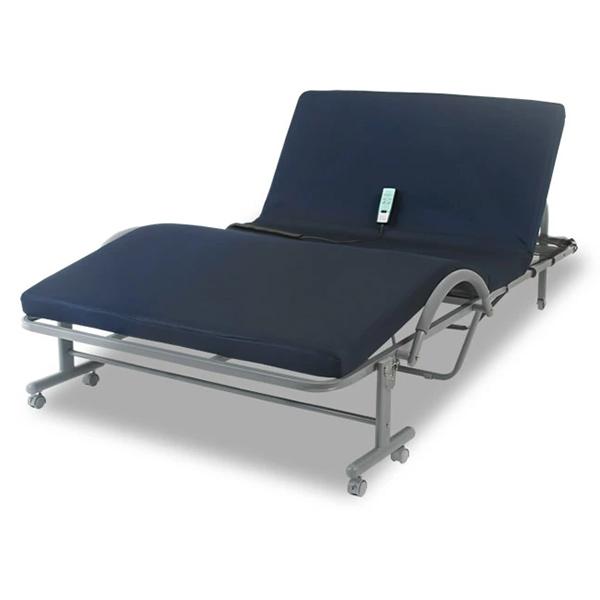 起き上がりをサポートできる無段階電動リクライニングベッド体形にピッタリフィットする低反発ウレタンフォームを採用しているので、体圧を均一に吸収・分散します。マットの厚さも約8cmと厚めの設計。角度調整は、背部（最大80度）脚部（最大10度）が...