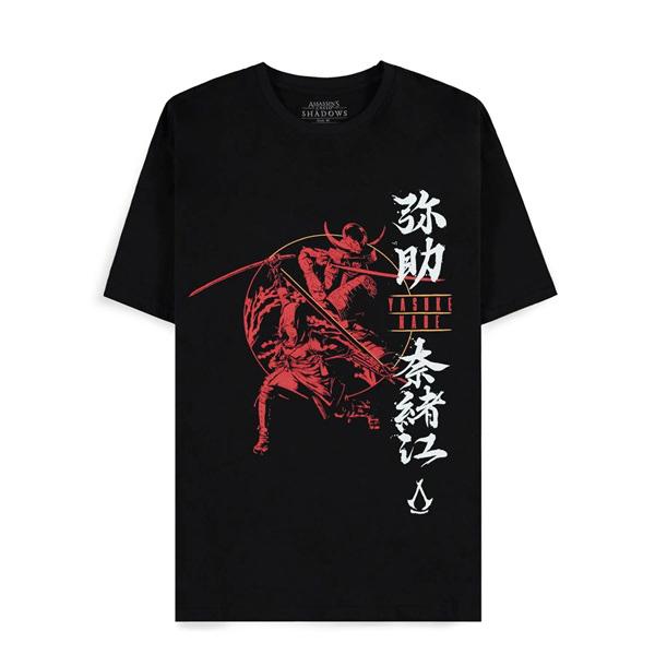Assassin’s Creed オフィシャルTシャツアサシン クリード シャドウズの公式ライセンスTシャツです。フロントには弥助と奈緒江の全面プリントされています。関連キーワード：Tシャツ 半袖 コットン 無地 プリント 前面 Assas...