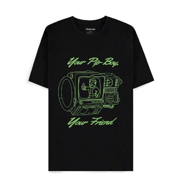 フォールアウト”ピップボーイ”プリントTee『Fallout（フォールアウト）』シリーズから「Pip-Boy（ピップ・ボーイ）」がプリントされたTシャツです。鮮やかなグリーンで「Pip-Boy（ピップ・ボーイ）」と「Your Pip-Boy...