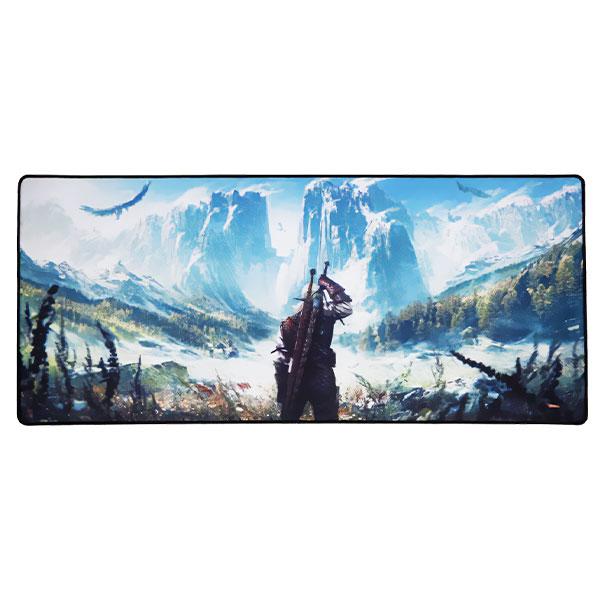 ウィッチャーの世界観を表現する公式ライセンスグッズ！『The Witcher 3: Wild Hunt』のキーイメージ、ゲラルトが美しい風景を背に立つ姿を高品質なプリントで再現したマウスパッドです。繊細なテクスチャと滑らかな表面で、マウス操...