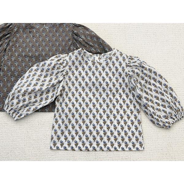 着画お色味が実物に近いです〈サイズ〉S （90） M（100） L （110）XL（120）  〈カラー〉Charcoal Sepia / Cream Blue※1枚目写真左から -着用モデルMサイズ着用107cm / 17kg107cm ...