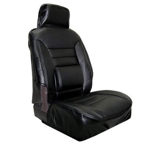 在庫品 在庫あり 2t 4t 大型トラック 運転席用 内装 座席カバー◆2t/4t/大型トラック汎用 合成皮革 レザー調シートカバーフリーサイズ◆◆運転席用1枚入り◇ブラック 黒 [BK]◆◆主な特徴◆カバーの背もたれ部分の中央にホールド性...