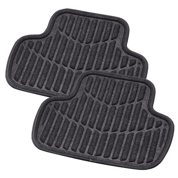 ※必ずフロア形状 サイズ等をご確認下さい●表面はソフトタッチなファブリック素材使用●軽量タイプで省エネ●ズレに強い裏面スベリ止め加工●主な適合車種例（後席）トヨタ C-HR RAV4 アクア カローラ スポーツ ピクシスエポックニッサン エ...