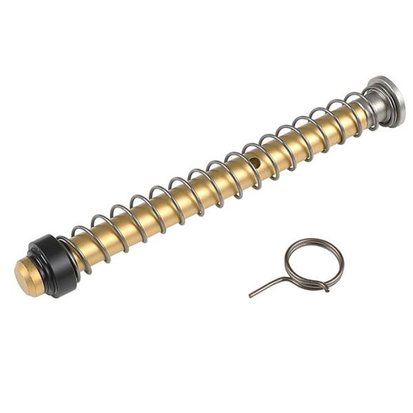 材質はステンレス製。耐久性がＵＰいたします。マルイグロックシリーズ共通です。重さは21gです。スプリングレートは125％です。