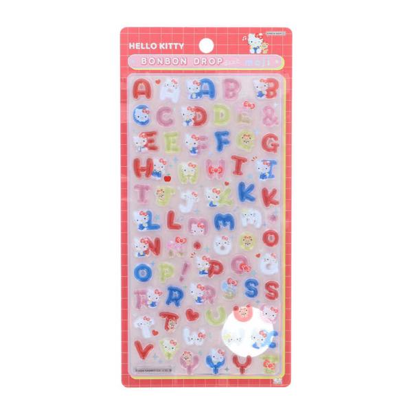 ●商品仕様ボンボンドロップシールぷっくり可愛い、集めたくなっちゃうボンボンドロップシール●商品デザインころんとして可愛いシールがたくさん入った1シート入り。サンリオキャラのアルファベットの文字デザインが新登場！●パッケージ：ブリスター（台紙...