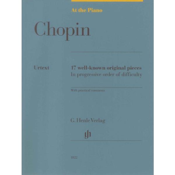 Frederic ChopinAt the Piano - 17 well-known original piecesSylvia Hewig-Troscher (校訂, 運指)収載曲Waltz a minor KK IVb,11Waltz...