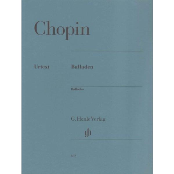 Fr〓d〓ric ChopinBalladesNorbert M〓llemann (校訂)Hans-Martin Theopold (運指)Ballade g minor op. 23Ballade F major op. 38Ballad...