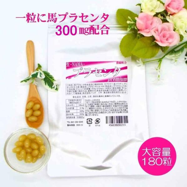 馬プラセンタ 豚プラセンタのみ配合。<BR>余計な成分は一切入れていないプラセンタ PREMIUM お得な180粒入！《検索キーワード》プラセンタエキス　馬プラセンタ　豚プラセンタ　美肌　潤い　つや肌　シワ対策　乾燥対策