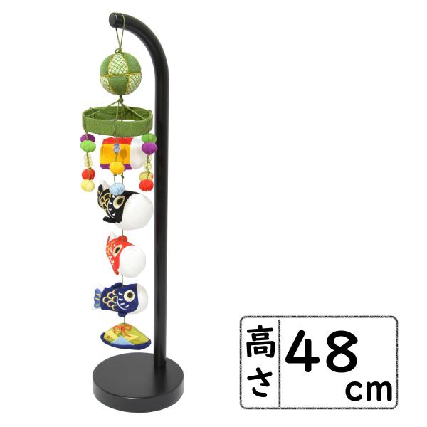 ◆ 鯉のぼり 室内吊るし飾り かんむり鯉 ミニ◇ 間口12 × 奥行12 × 高さ48（cm）初節句（端午の節句、子供の日）のお祝いに、五月人形と共に室内鯉のぼりでお祝いしましょう！