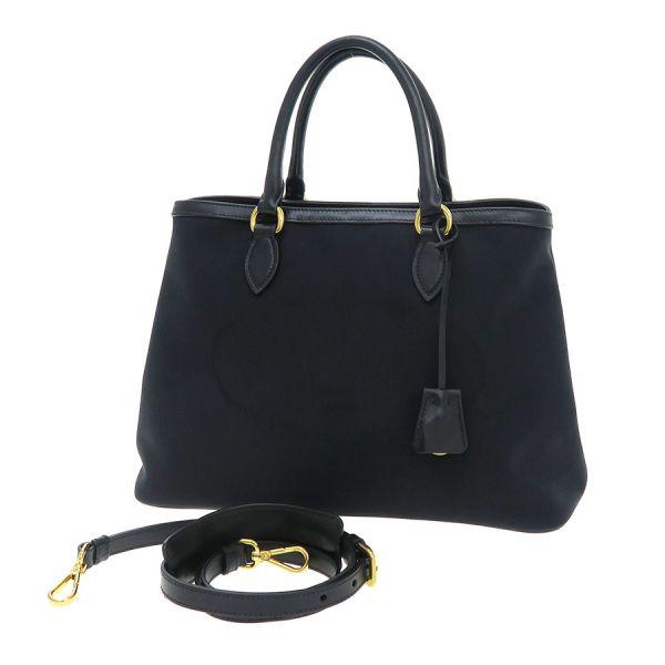 ロゴジャガード・2WAYハンド 型番:1BA579　程度:A　サイズ:W:34×H:23×D:16　色:黒　 :MnCAr