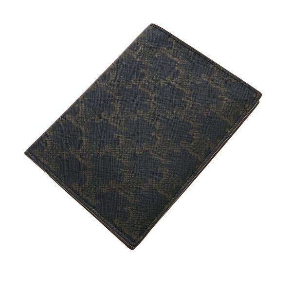 パスポートカバー/トリオンフキャンバス 型番:4M3432AK1.04BT　程度:A　サイズ:W:10.5×H:13.5×D:1　色:こげ茶　 :MnMgNi