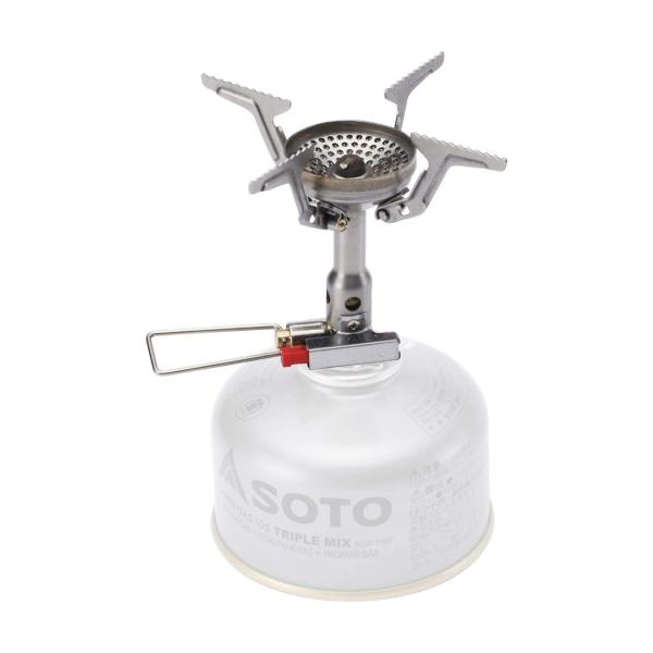 トータルバランスに優れたコンパクトストーブ【アミカスの特徴】バーナーヘッドをすり鉢状にした独自の構造を採用したことで、暴風機能が大幅にUP。横からの風を受けにくくしてくれるので、強風の中でもしっかりと加熱調理をすることができる。4本ゴトク採...