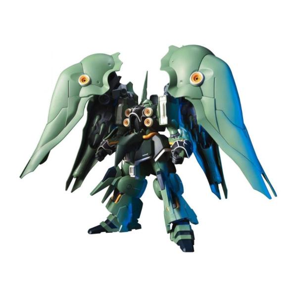 ●ＨＧＵＣに機動戦士ガンダムユニコーンシリーズが登場。 ●ネオ・ジオン軍残党組織「袖付き」が擁するサイコミュ搭載型ＭＳを完全立体化。 ●1/144スケールＨＧＵＣにして全高１５５ｍｍ、バインダーを含めて２００ｍｍ近い大きさをほこる。 ●４基...