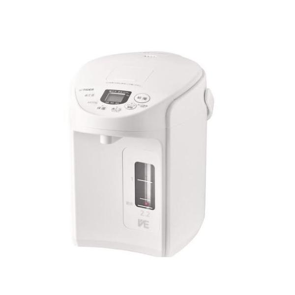容量：2.2L消費電力 湯沸かし時：700W沸騰時間：25保温機能：○安心機能カラだき防止自動ロック電動給湯傾斜お湯もれ防止転倒お湯もれ防止構造チャイルドロック電源：AC0V周波数：0寸法：幅 219×高さ 254×奥行 283mm質量：約...