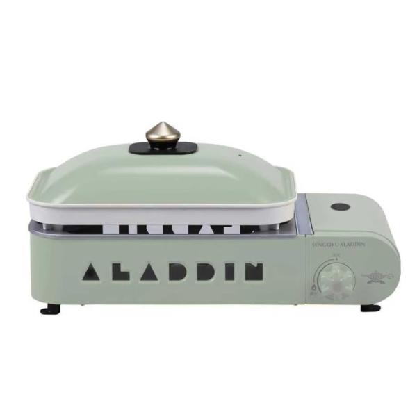 ●本体寸法　約　W42×D21.6×H20.5cm●発熱量 2.1kW（1800kcal / h）●連続燃焼時間 約95分（最大2.1kW運転時） ●本体重量 約2.7kg ●点火方式 圧電点火方式●着脱方式 マグネット式 ●安全装置 圧力...