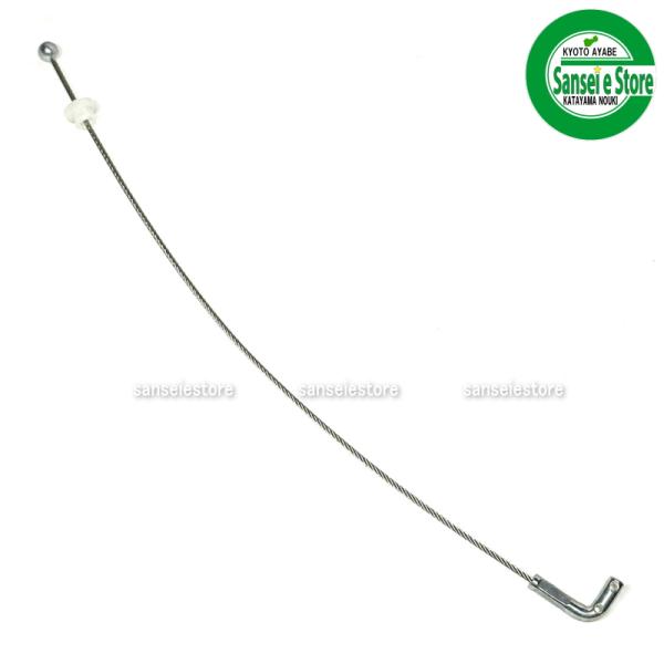 ハンドル回転時リヤカバーを開閉するワイヤーですほつれたり切れたりしたら交換してくださいメーカー純正部品です【純正部品番号】0202-73200→0202-73210【おもな適合型式】スパイダーモアオーレック/アグリップ/ISEKIアグリSP...