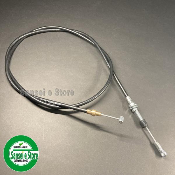 サイドクラッチワイヤー※レバーが鉄製の機械用です。※樹脂製レバーでは仕様が異なるため取付出来ません。■サイズ全長約1610mm■適合機種チクスイキャニコム運搬車BFP400適合号機がNO.7529390までの機械用です。NO.7529391...