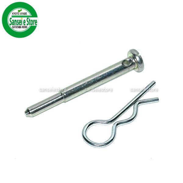 角ローター・星ロータ用ピン（2段）（Rピン付き）ピンは太さが途中でかわり、2段になっています。■ピンサイズ画像にてご確認下さい。※機種によりサイズが異なります■セット内容段付きピン：1本Rピン：1本ぴん/交換/耕うん機/管理機/ミニ耕うん機...