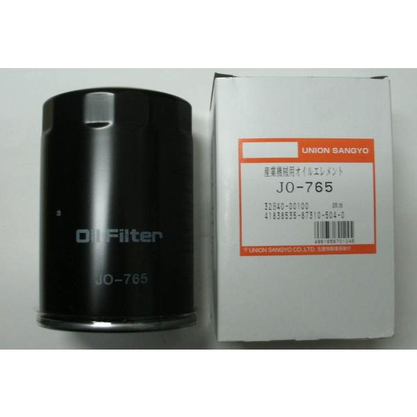 三菱トラクター[MKM]タイプのエンジンオイルエレメント(エンジンオイルフィルター)です。(エンジン型式をご確認下さい。)製品型番：JO-765本体サイズ：高さ150、外径：102、内径：UNF1-12【適応型式】MKM85 MKM100(...