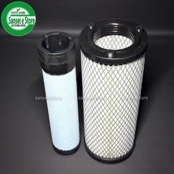 ヤンマートラクター[US]タイプのエアクリーナーエレメント(エアーフィルター)です。(エンジン型式をご確認下さい。)■本体サイズ：[JA-507A]高さ270、外径：105、内径：0/64(ウレタンプレート)[JA-507B]高さ253、外...