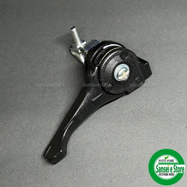 アクセルレバー（スロットルレバー）【樹脂、25Φ】です。本商品は、耕うん機 刈払機・草刈機用です。【適合取付パイプサイズ】25Φパイプ用※おおよそ24mm〜26mmのパイプに適合【レバーの動き】低→高右→左レバー/プラスチック/樹脂/アクセ...