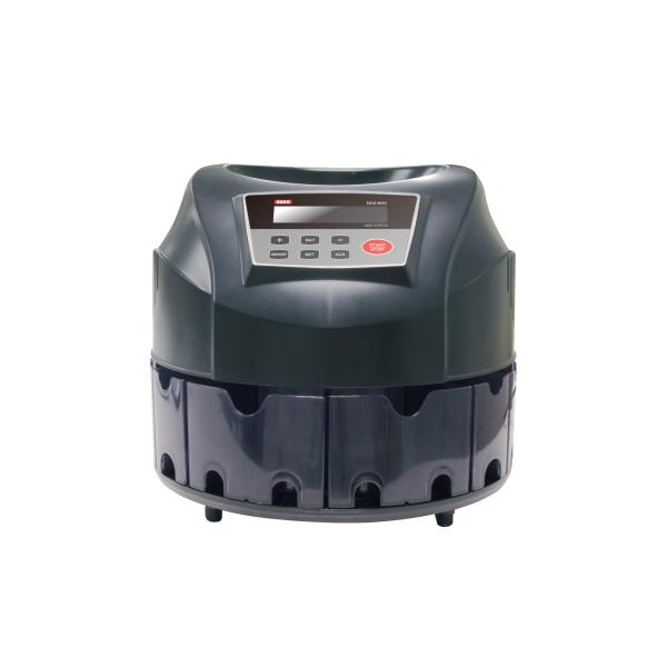 型式 DCS-500<br>計数対象 1円, 5円, 10円, 50円, 100円, 500円<br>計数可能サイズ 奥行50〜 90mm 幅100〜 185mm<br>計数速度 約150枚/分(100円...
