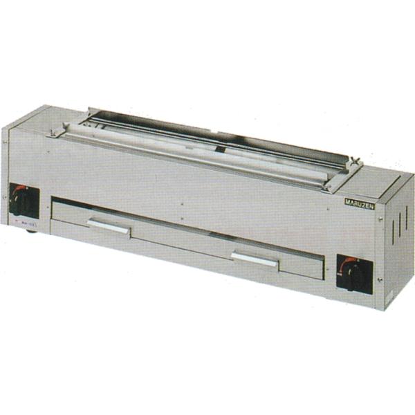 MGK-102B製品詳細【メーカー】 マルゼン【型式】 MGK-102B仕様 串焼用【外形寸法】 間口900×奥行180×高さ253mm有効焼き寸法 間口618×奥行108mm【ガス消費量】 ［都市ガス］4.07kW（3,500kcal/h...