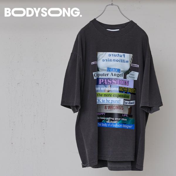 ■アイテム説明TEE/PASSIONヴィンテージ感のある顔料後染めのTシャツ。無造作に配置された英単語や英文のカットアップが、他にはないユニークな表情を生み出します。着れば着るほどに風合いが増し、あなただけのオリジナルな一枚へと育ちます。シ...
