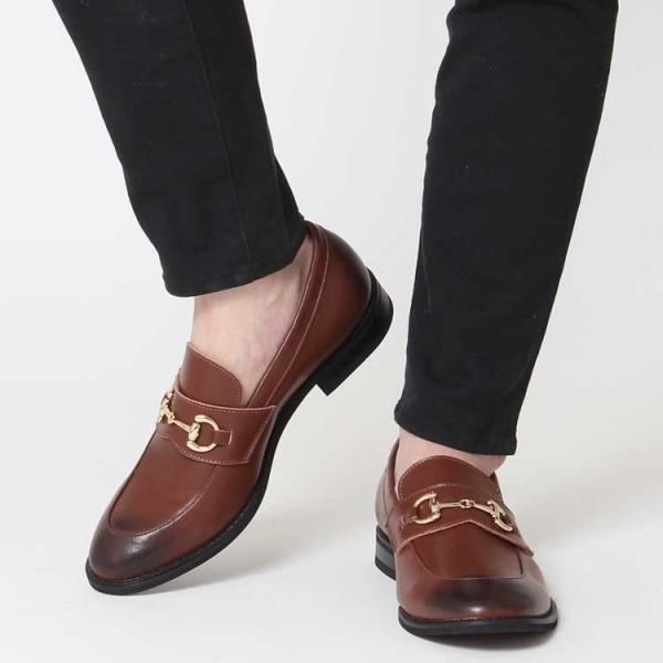 ローファー メンズ 牛床革 レザー スリッポン 紳士靴 :SLT366-22:ビジネスシューズ・メンズ靴のSVEC - 通販 - Yahoo!ショッピング