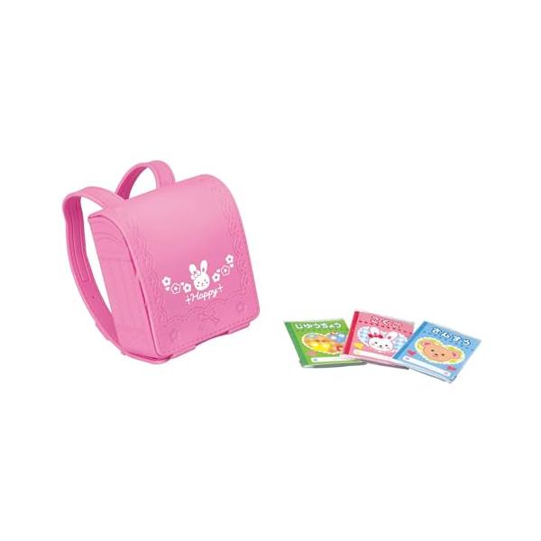 道具うきうきランドセル/ワンサイズ/43209-18648・Color:うきうきランドセルPatternName:おでかけ・パッケージ個数:1・対象性別:女の子・電池不要・ST取得・対象年齢 :3才以上・セット内容:ランドセル、ノート3冊
