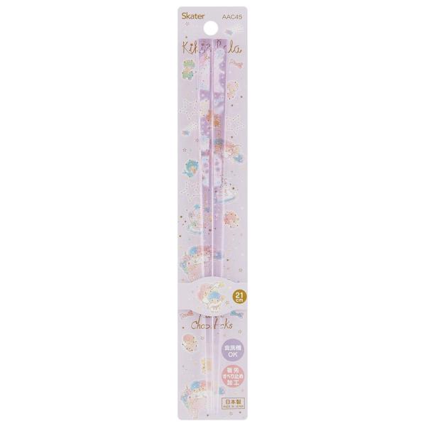 ・ツインスター 21cm AAC45-A・・Color:ツインスター・サイズ:長さ21cm・素材・材質:箸＝メタクリル樹脂・耐熱温度：100度・生産国：日本