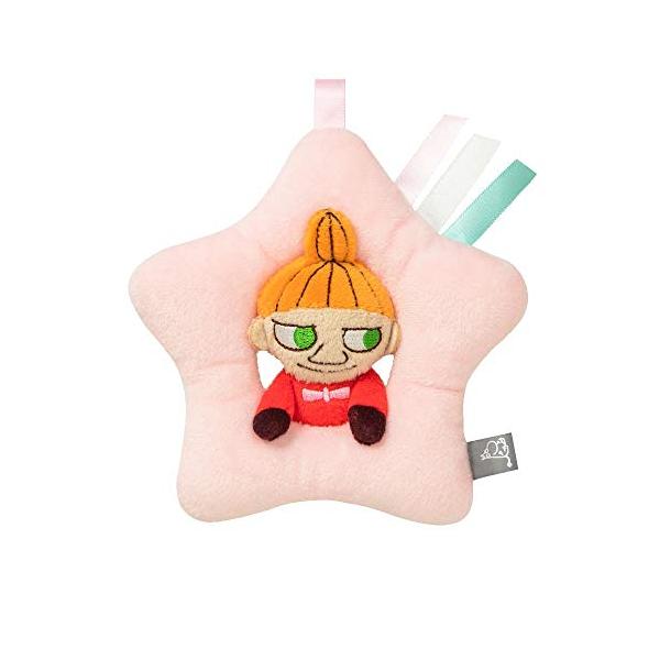 ・星とリトルミイ  TYMB008000600・・Color:星とリトルミイ・[商品サイズ] W13×D3.5×H14.5・やさしい色味のにぎにぎラトル。・[製造国] 中華人民共和国