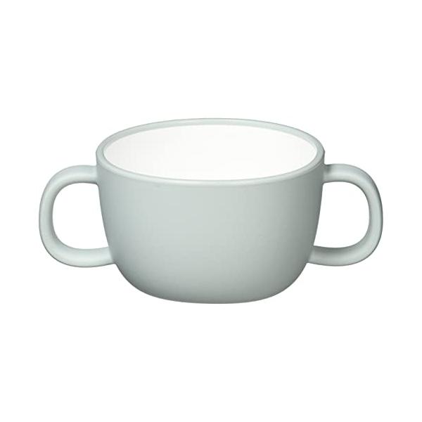 マグカップ・ブルーグレー  26438・サイズ:W130xD85xH53mm・容量:200ml・原産国:中国・素材:ポリプロピレン・色:ブルーグレー