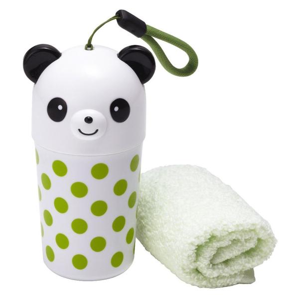 その他・ホワイト サイズ:約6.1×5.7×11cm 水玉パンダ・サイズ:約6.1×5.7×11cm・本体重量:0.077kg・原産国:ケース/中国 タオル/ベトナム