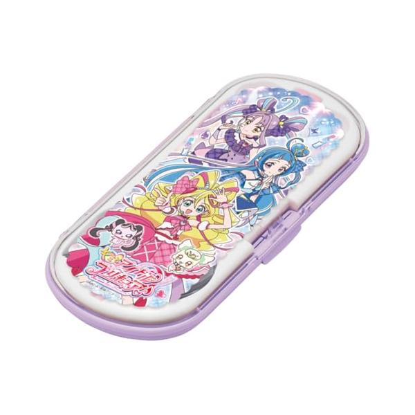 カトラリー3点パープル/箸16.5cm、スプーン・フォーク13.2cm/-・Style:カトラリー3点・パッケージ個数:1・●生産国：日本・●こどもに人気のプリキュアシリーズ