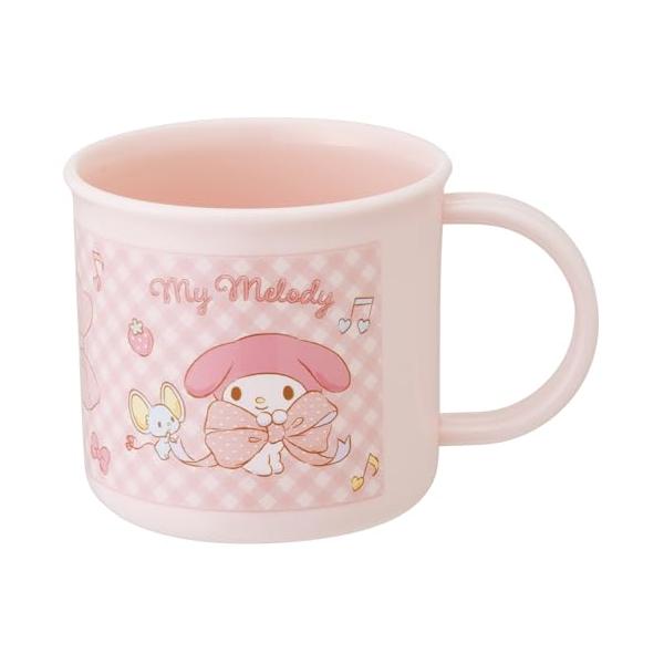 マイメロディ/-/KE4AAG・Color:マイメロディPatternName:コップ・パッケージ個数:1・サイズ：横9.5×径7.4×高6.8cm・材質：ポリプロピレン、使用抗菌剤の種類：無機抗菌剤・原産国：日本