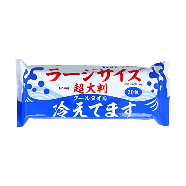 冷えてます20枚-/ワンサイズ/-・パッケージ個数:1・一枚で全身がしっかりふける厚手大型シート