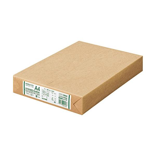 66g/m2・ホワイト A4 KB-SS39・・Size:A4・【サイズ】A4・【枚数】500枚・【坪量】66g/m2・酸化による紙の劣化を防ぐ中性紙、保存性にも優れる・古紙パルプ配合で、環境への負担を軽減したコピー用紙