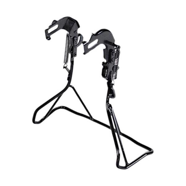 黒・ブラック 26-27インチ BSGH26-27BL・・Color:ブラックStyle:黒・●今までなかった外装モデルでオートロック使用の超幅広タイプのビッグスタンド・●抜群の安定性で子供乗せに最適・●電動車に最適・●オートロックでらくら...