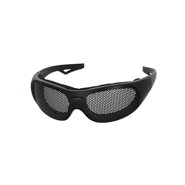 サングラスタイプ・・Style:サングラスタイプ・刈り払い、刈込作業に・メッシュタイプで通気性抜群 曇らない・便利なストラップホール付き・ラウンド形状でしっかりフィット・製造国:中国